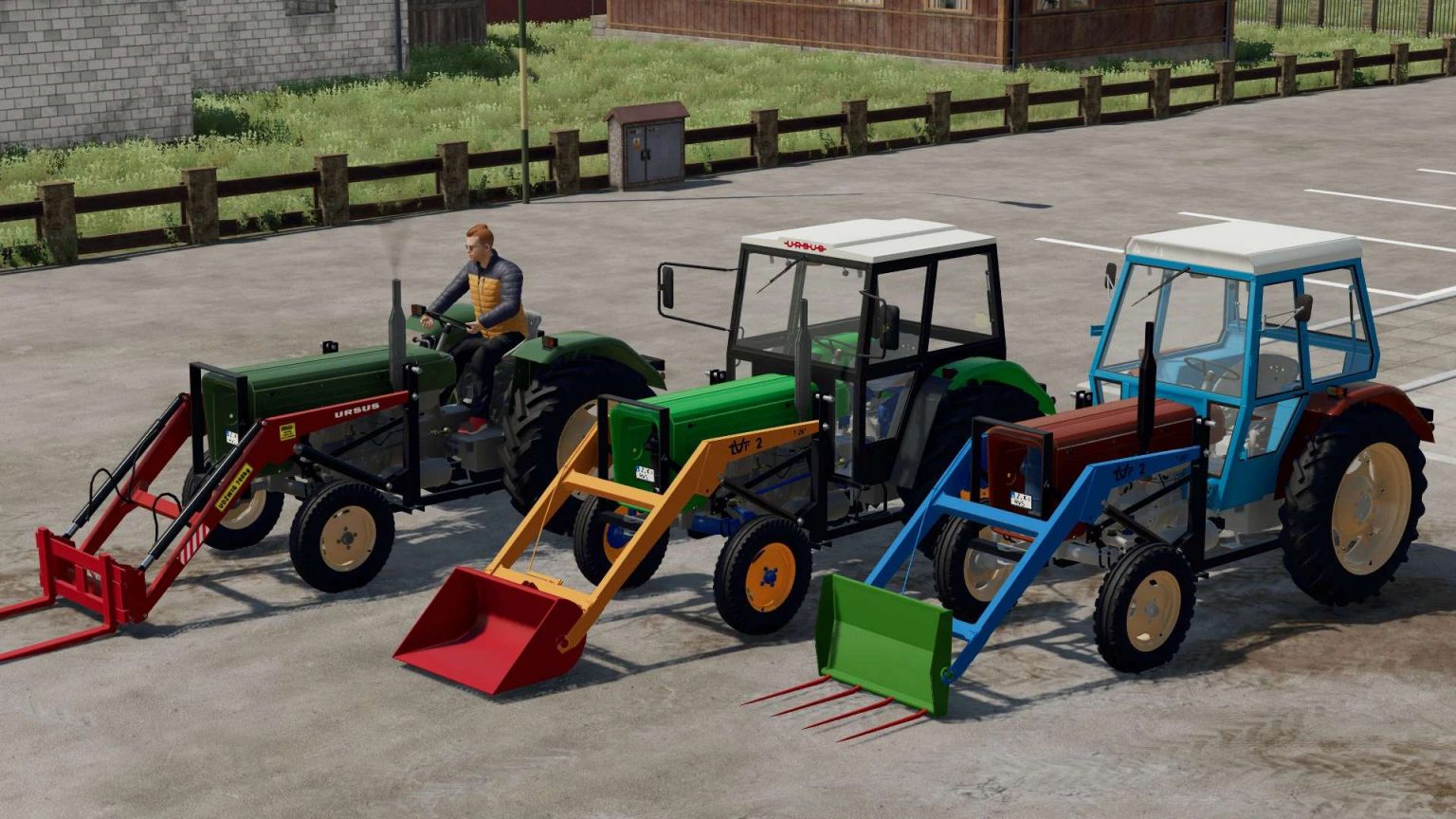 Ursus Tractors Pack & Tools v1.0 FS22 Mod | Farming Simulator 22 Mod