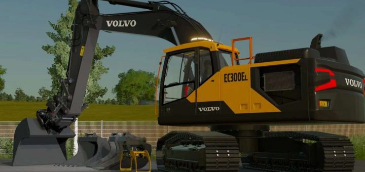 Volvo EWR150E v1.0 FS22 Mod | Farming Simulator 22 Mod