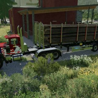 Wood Loader v2.0 FS22 Mod | Farming Simulator 22 Mod