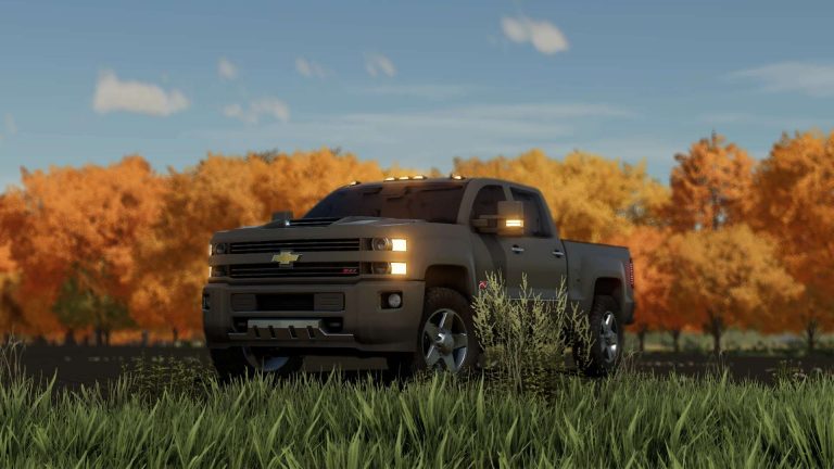 2017 Chevy Silverado 2500 v1.0 FS22 Mod | Farming Simulator 22 Mod