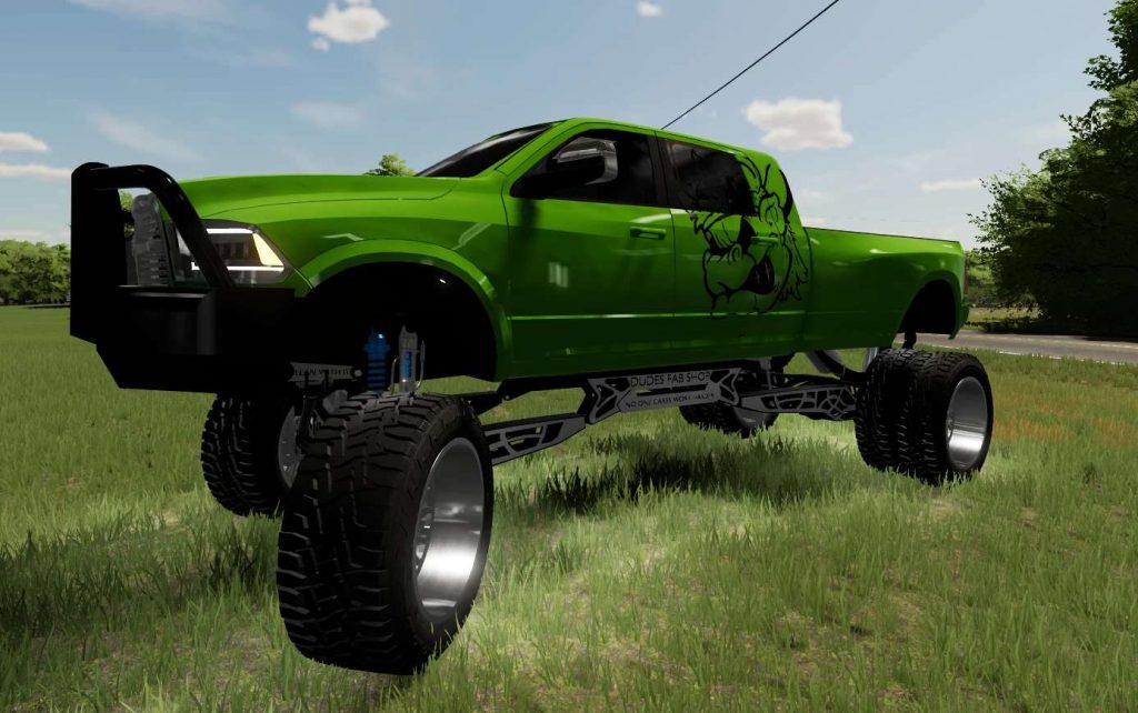 2017 Ram Crazy lift v1.0 FS22 Mod | Farming Simulator 22 Mod