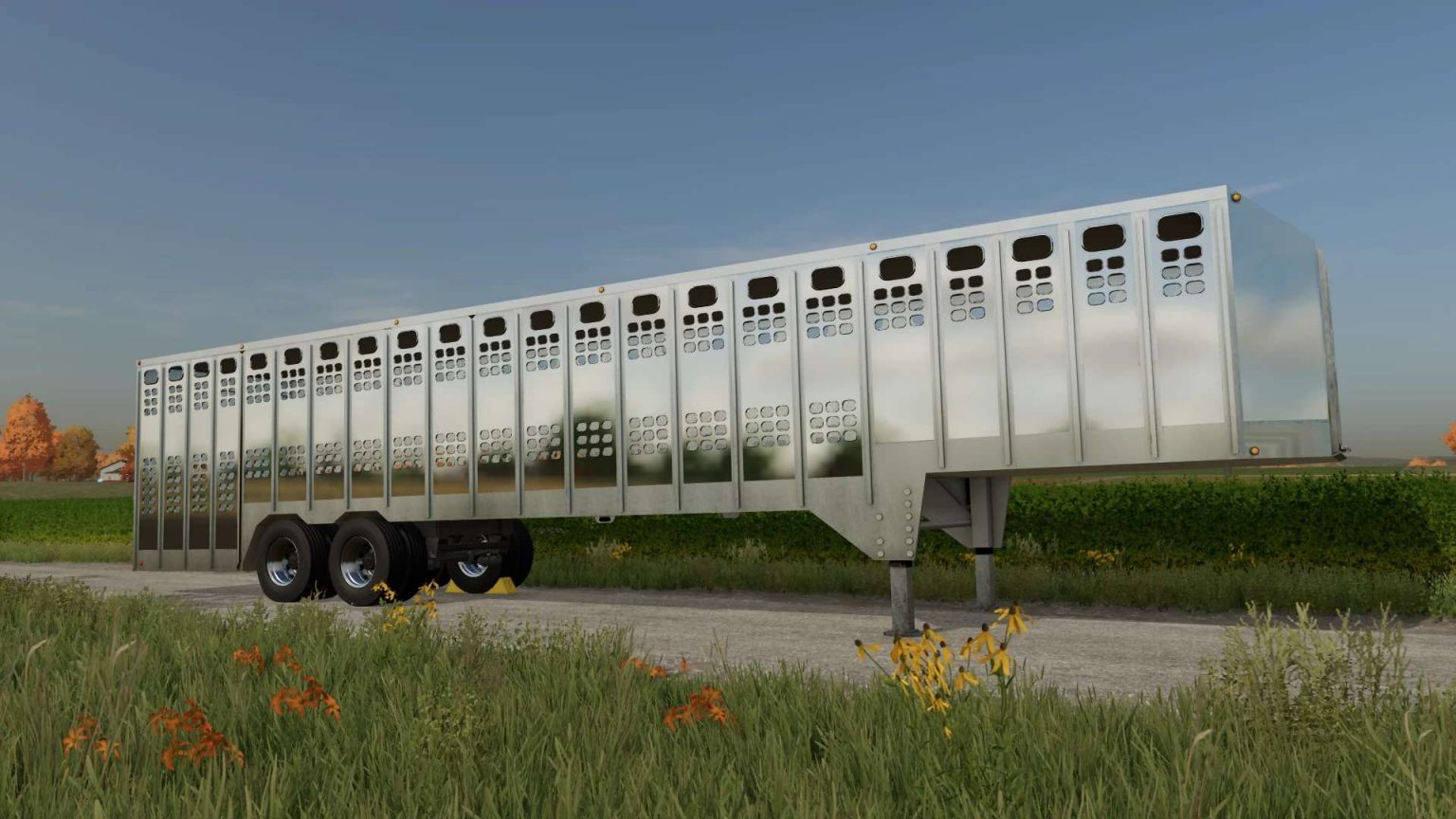 50ft Eby Ground Loader v1.0 FS22 Mod | Farming Simulator 22 Mod