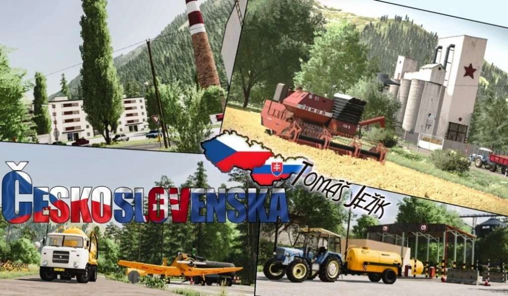 Československá map v1.0 FS22 Mod | Farming Simulator 22 Mod