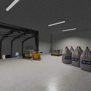 American Midwest Maintenance Shop v1.0 FS22 Mod | Farming Simulator 22 Mod