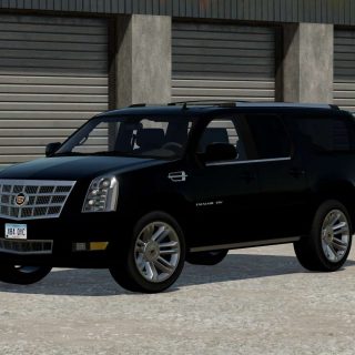 Cadillac Escalade v1.0 FS22 Mod | Farming Simulator 22 Mod