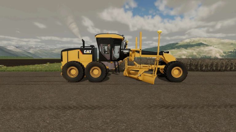 Caterpillar 140M3 AWD v1.0 FS22 Mod | Farming Simulator 22 Mod