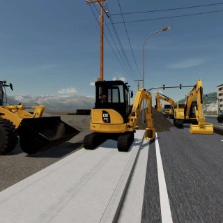 Caterpillar 304E2 v1.0 FS22 Mod | Farming Simulator 22 Mod