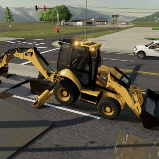 Caterpillar 420F v1.0 FS22 Mod | Farming Simulator 22 Mod