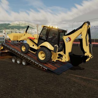 Caterpillar 420F v1.0 FS22 Mod | Farming Simulator 22 Mod