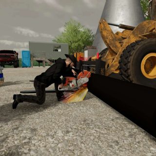 Construction Saws Pack v1.0 FS22 Mod | Farming Simulator 22 Mod