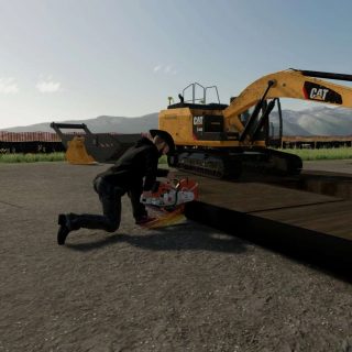 Construction Saws Pack v1.0 FS22 Mod | Farming Simulator 22 Mod