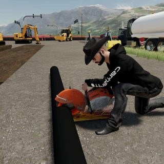 Construction Saws Pack v1.0 FS22 Mod | Farming Simulator 22 Mod
