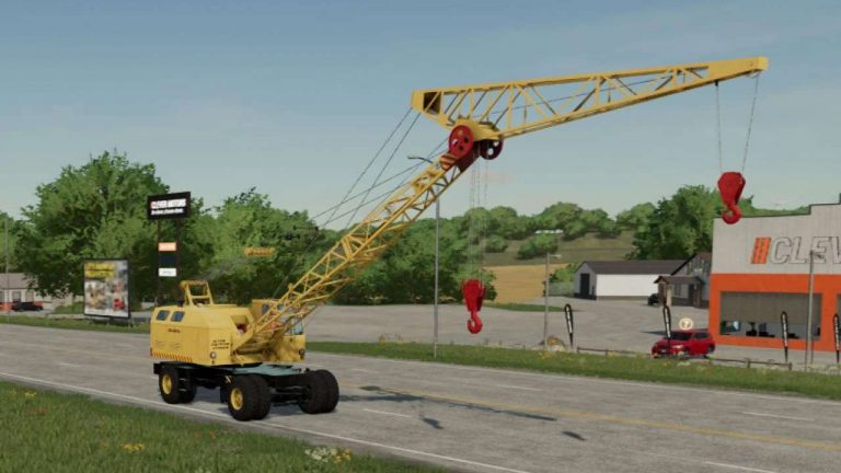 Crane KS 4361A v2.0 FS22 Mod | Farming Simulator 22 Mod