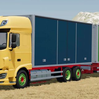 DAF XF 106 Trucks Pack & Trailer v1.0 FS22 Mod | Farming Simulator 22 Mod