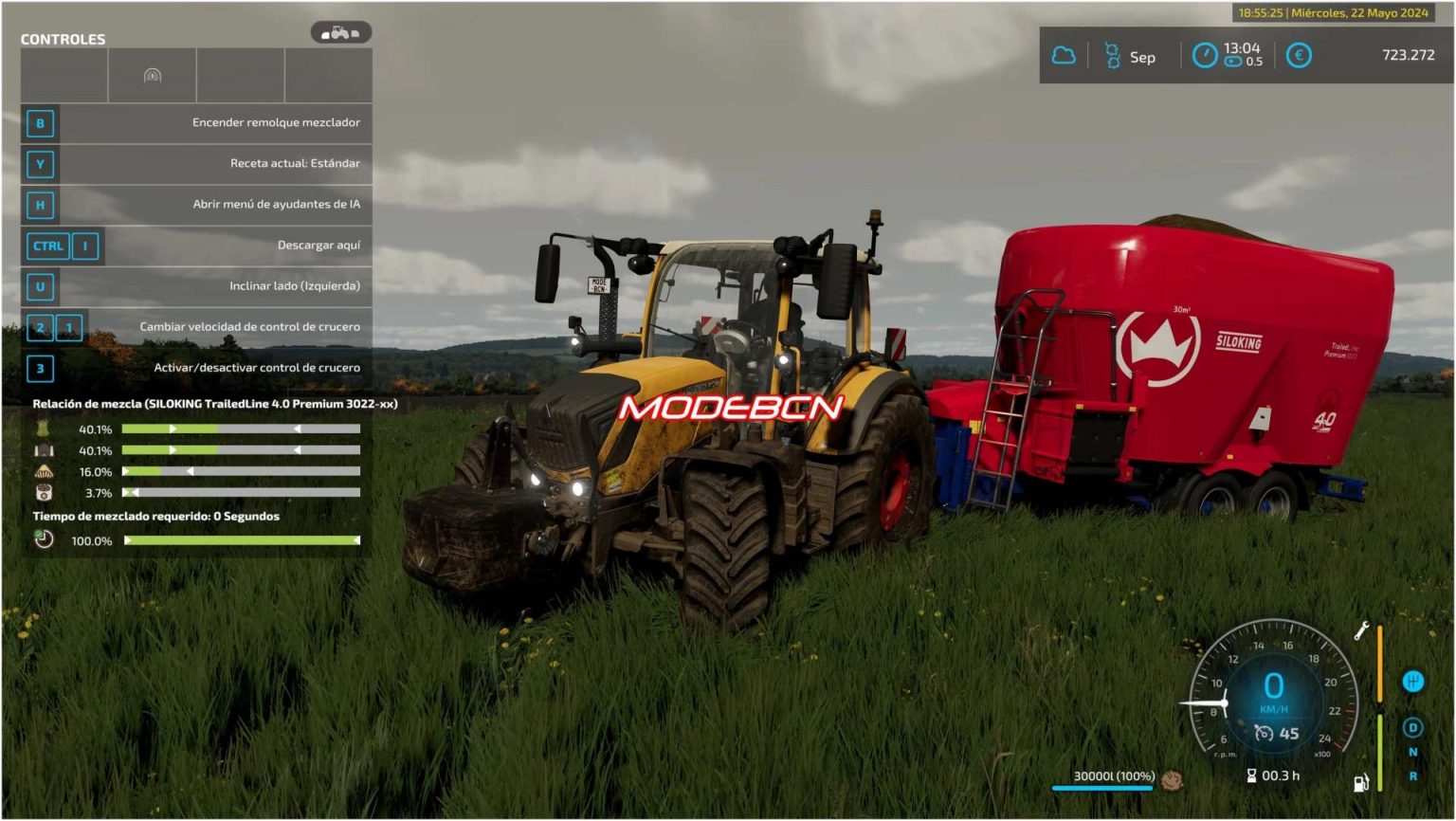 Enhanced Mixer Wagons ESPANOL v1.0.1 FS22 Mod | Farming Simulator 22 Mod