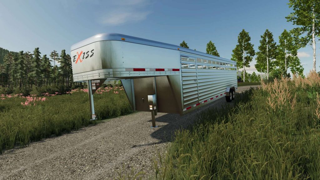 Exiss Cattle Trailer STK 26 v1.0.0.1 FS22 Mod | Farming Simulator 22 Mod
