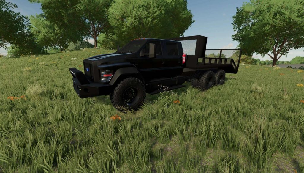 Ford F750 Landscape v1.0 FS22 Mod | Farming Simulator 22 Mod