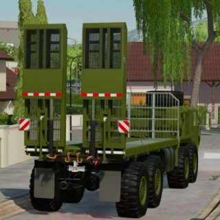 FS22 Oshkosh Defense Flatbed Truck v1.0 FS22 Mod | Farming Simulator 22 Mod