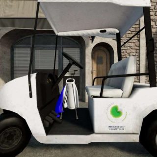 Golf Cart Merignies Club V1.0 FS22 Mod | Farming Simulator 22 Mod