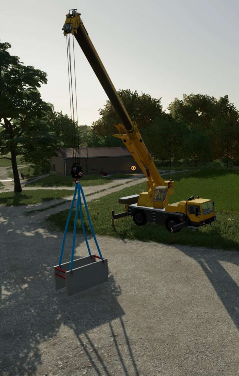 HMM's Lieb 1040 Crane Edit v1.0 FS22 Mod | Farming Simulator 22 Mod