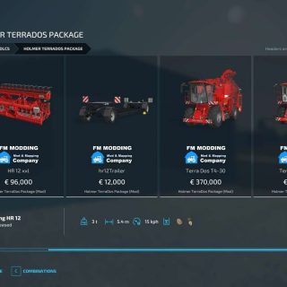 Holmer TerraDos Pack v5.0 FS22 Mod | Farming Simulator 22 Mod