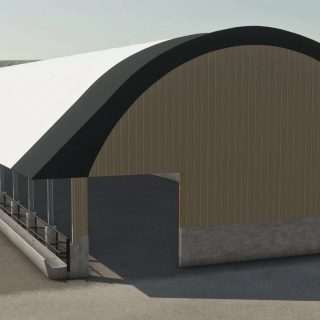 Hoop Cattle Barn v1.0 FS22 Mod | Farming Simulator 22 Mod