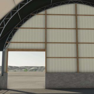 Hoop Cattle Barn v1.0 FS22 Mod | Farming Simulator 22 Mod