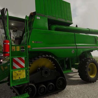 John Deere S690i & 9880i STS EU Grey Edition Camso v2.0 FS22 Mod ...