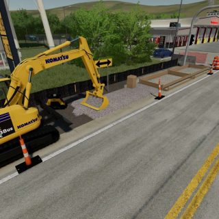 Komatsu PC138USLC-11 v1.0 FS22 Mod | Farming Simulator 22 Mod