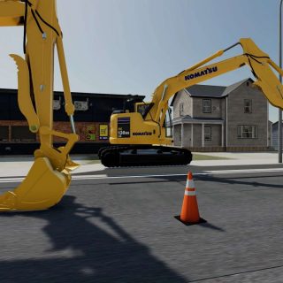 Komatsu PC138USLC-11 v1.0 FS22 Mod | Farming Simulator 22 Mod
