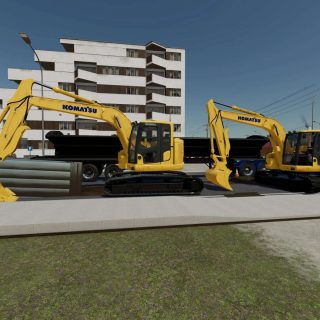 Komatsu PC138USLC-11 v1.0 FS22 Mod | Farming Simulator 22 Mod