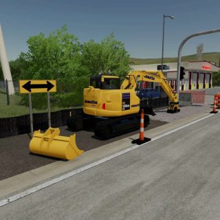 Komatsu PC138USLC-11 v1.0 FS22 Mod | Farming Simulator 22 Mod