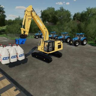 LIZARD Excavator Forks v1.0 FS22 Mod | Farming Simulator 22 Mod