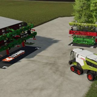 Lizard Hydra-Glide XL Header Storage System v1.0.0.1 FS22 Mod | Farming ...