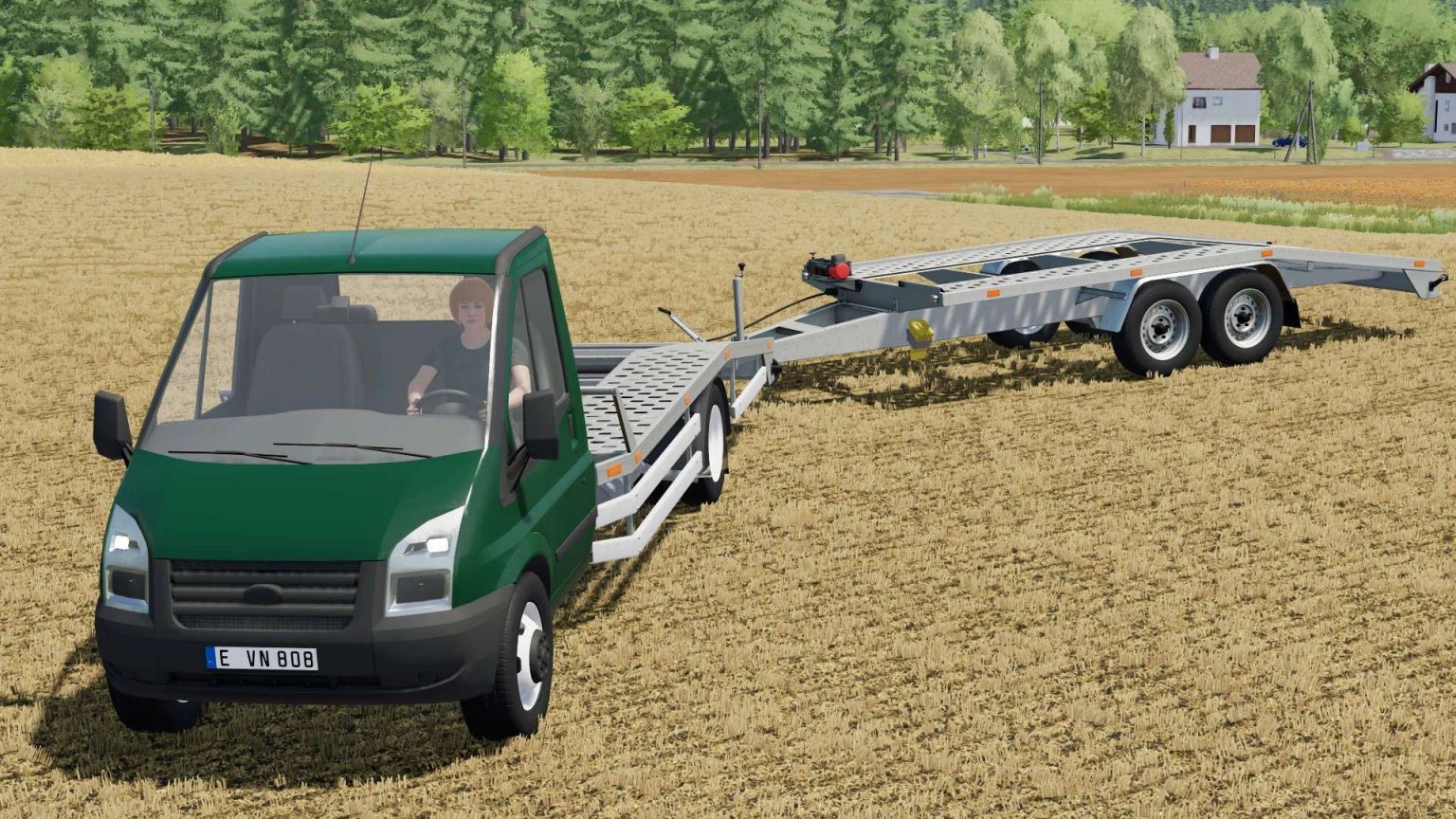 Lizard Rumbler Tow Car & Tow Trailers v1.0 FS22 Mod | Farming Simulator ...