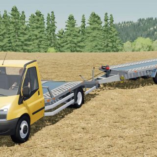 Lizard Rumbler Tow Car & Tow Trailers v1.0 FS22 Mod | Farming Simulator ...
