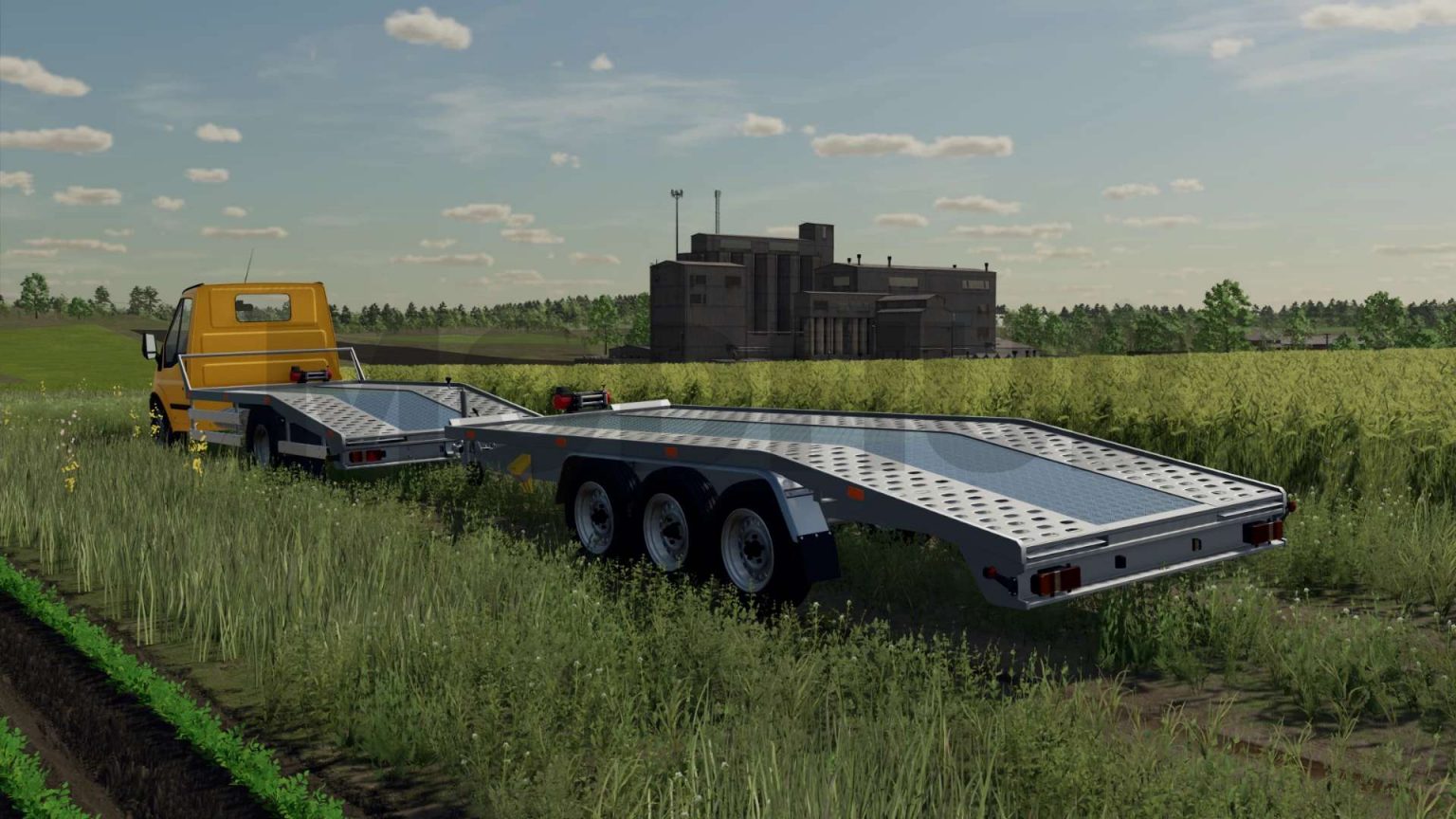 Lizard Tow Trailer 3 Axle v1.0 FS22 Mod | Farming Simulator 22 Mod