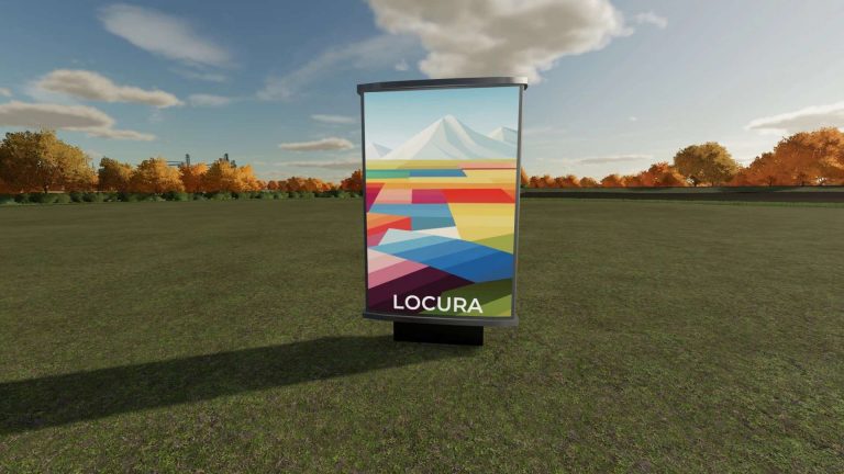 Locura Farm Signs v1.0 FS22 Mod | Farming Simulator 22 Mod
