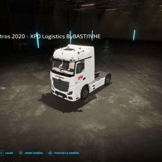 Mercedes Actros 2022 XPO Logistics v1.0 FS22 Mod | Farming Simulator 22 Mod
