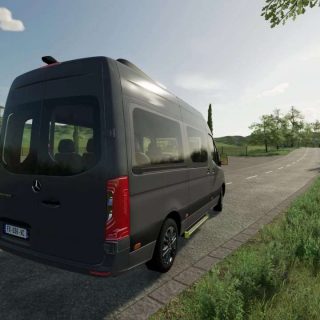 Mercedes-Benz Sprinter Tourer Catteau Voyages v1.1 FS22 Mod | Farming ...