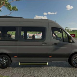 Mercedes-Benz Sprinter Tourer Catteau Voyages v1.1 FS22 Mod | Farming ...