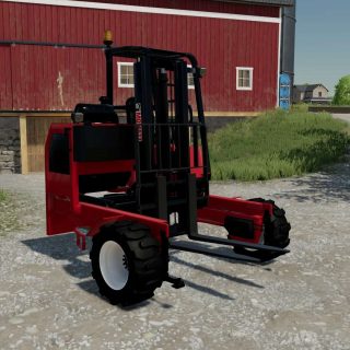Moffett M550 Forklift v1.0.0.1 FS22 Mod | Farming Simulator 22 Mod