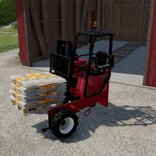 Moffett M550 Forklift v1.0.0.1 FS22 Mod | Farming Simulator 22 Mod