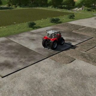 Pack of concrete plates v1.0 FS22 Mod | Farming Simulator 22 Mod
