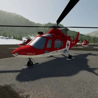 Rescue Chopper v1.1 FS22 Mod | Farming Simulator 22 Mod