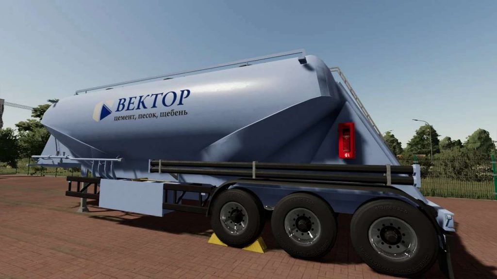 Semi-trailer TC Vector v1.0 FS22 Mod | Farming Simulator 22 Mod