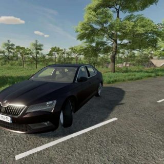 Skoda Superb Reskin FR V3.0 FS22 Mod | Farming Simulator 22 Mod