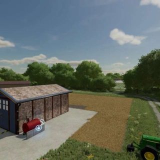 Small Workshop Garage And Gas Station For Your Farm v1.0 FS22 Mod ...