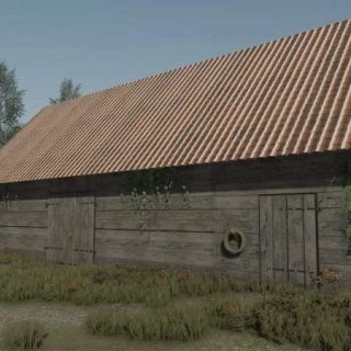 Wooden Barn v1.0 FS22 Mod | Farming Simulator 22 Mod