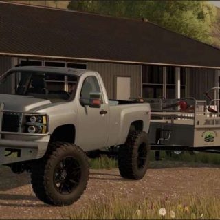 16ft bumperpull trailer Landscape v1.0 FS22 Mod | Farming Simulator 22 Mod